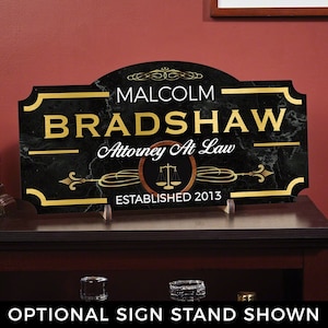Custom Attorney Sign Gift for Attorney, Law School Graduation Gift ...