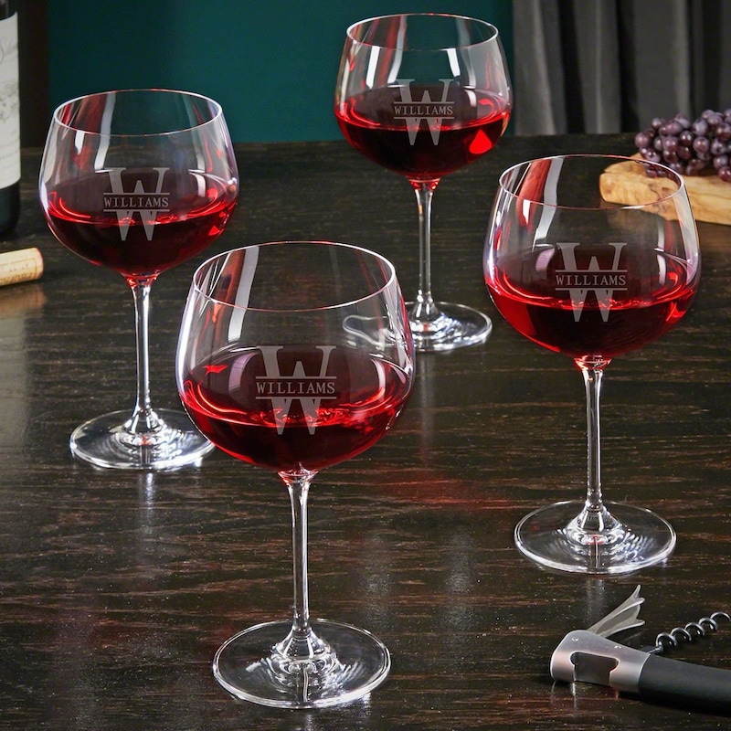 12 Oz Stemmed Wine Glass - Etsy