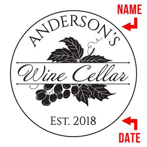 Personalized Wine Cellar Sign Custom Winery Signs, Vineyard Sign ...