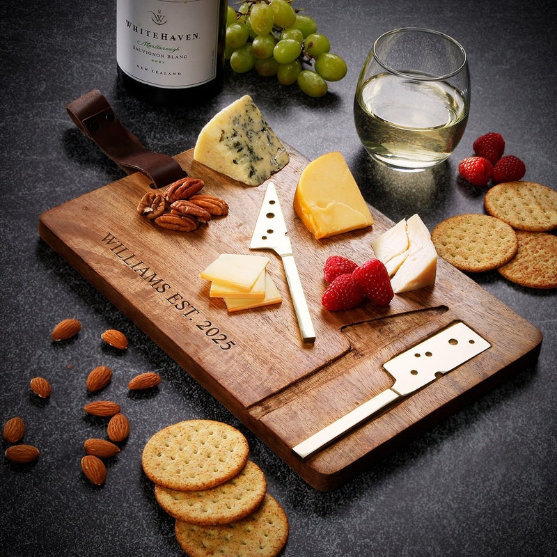 Personalized Cheese Board - Etsy