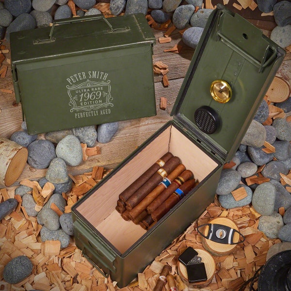 Metal Cigar Box - Etsy