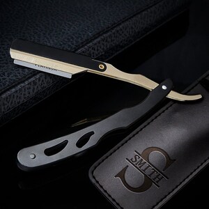Custom Straight Razor Kit With Replacement Razor Blades - Men's Shaving ...