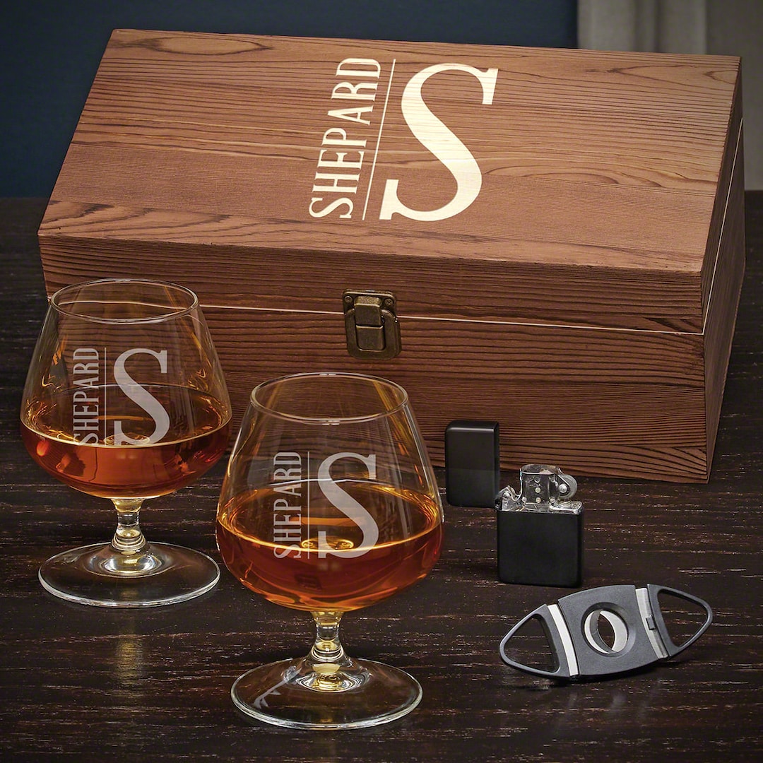 Elton Personalized Cognac Gift Set Perfect for Cognac - Etsy