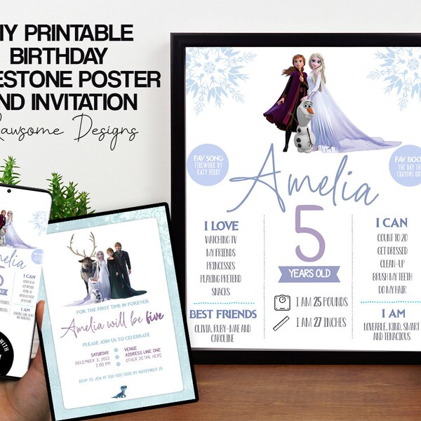 Frozen Poster - Etsy