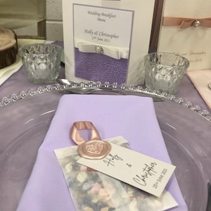 Real Petal Confetti, Glassine Packets With Wax Seal, Personalised ...