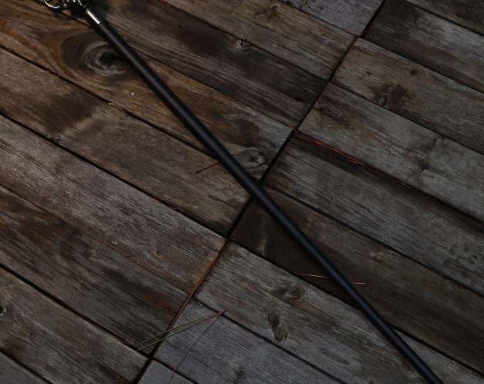 Muzzleloader Stylish Walking Cane Elegant Flintlock Pistol Style Handle ...