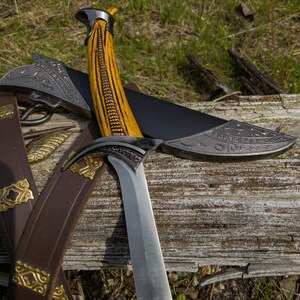 Timber Narrow Medieval Arming Dagger Elegant Costume Historical ...