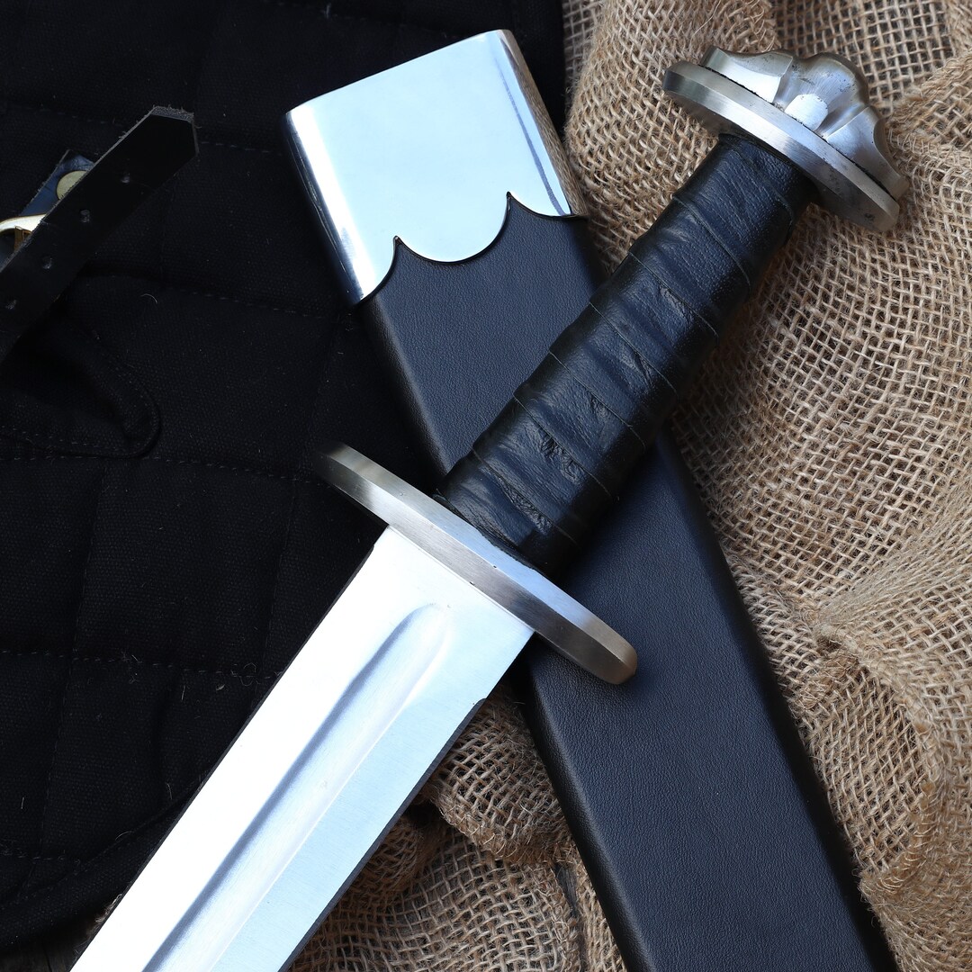 Silver Stallion Functional Replica Medieval Sword Hand Forged Viking ...