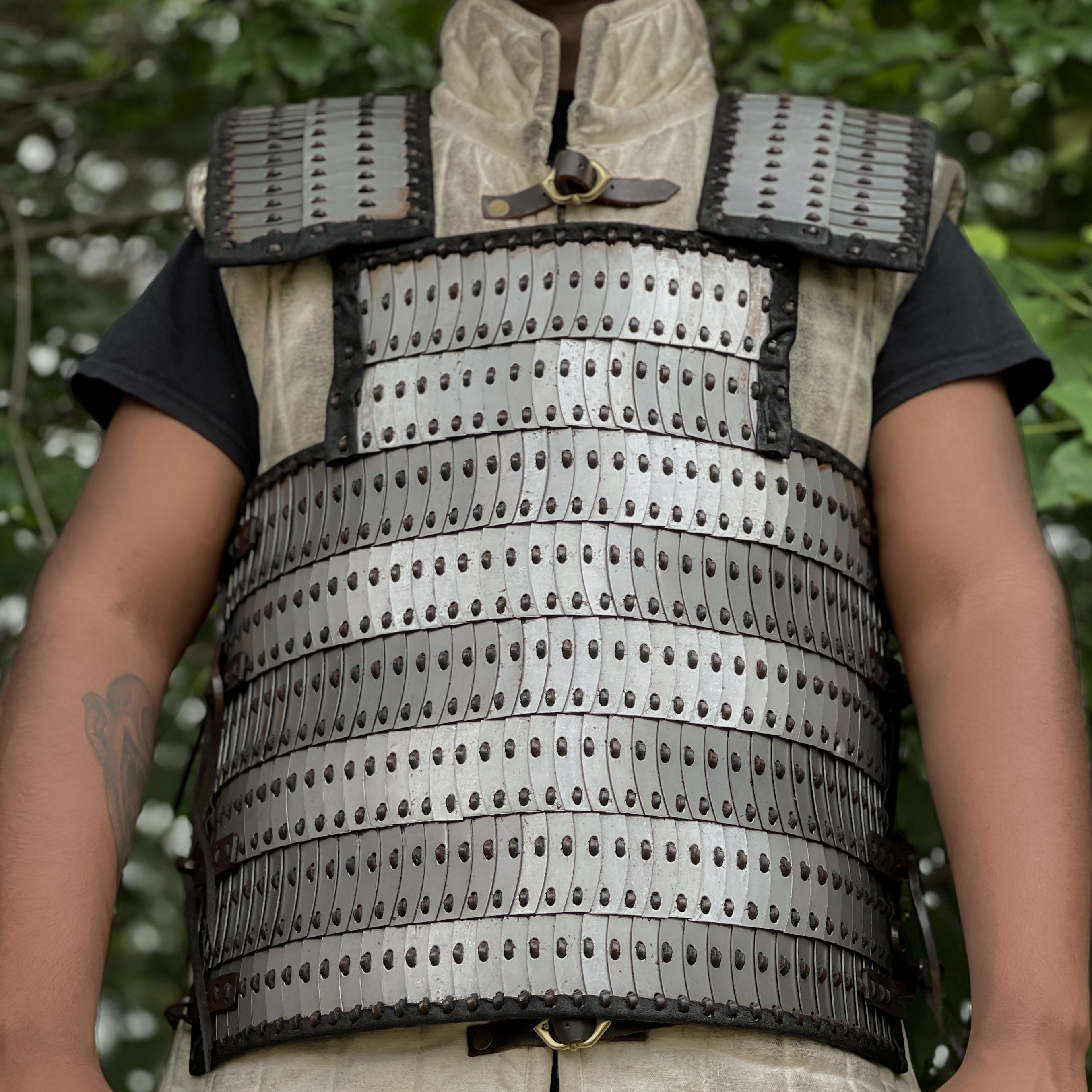 Medieval Ancient Roman Steel Lamellar Scaled Armor Hand Etsy Canada