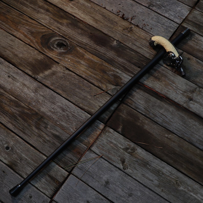 Muzzleloader Stylish Walking Cane Elegant Flintlock Pistol - Etsy