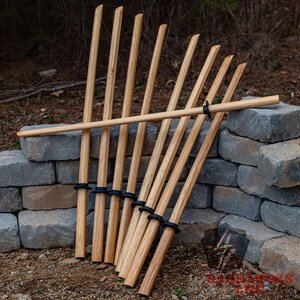 Japanese Wooden Daito Practice Sword Functional Handmade Steamed Beech ...