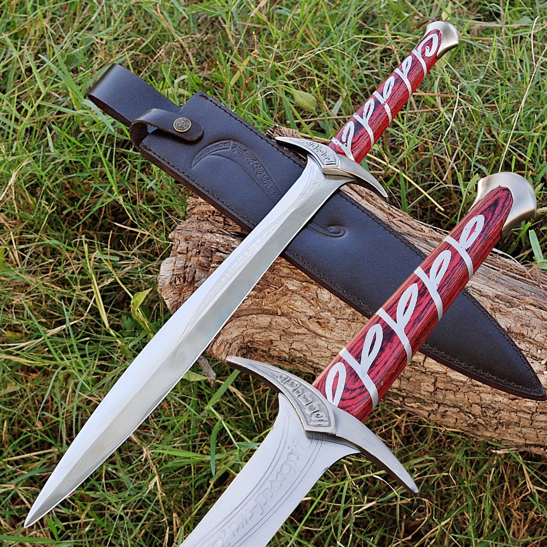 Movie Replica Elven Made Polished Steel Sting Sword Dagger - Etsy