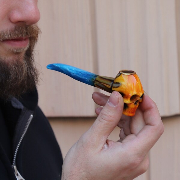 Skull Pipe - Etsy