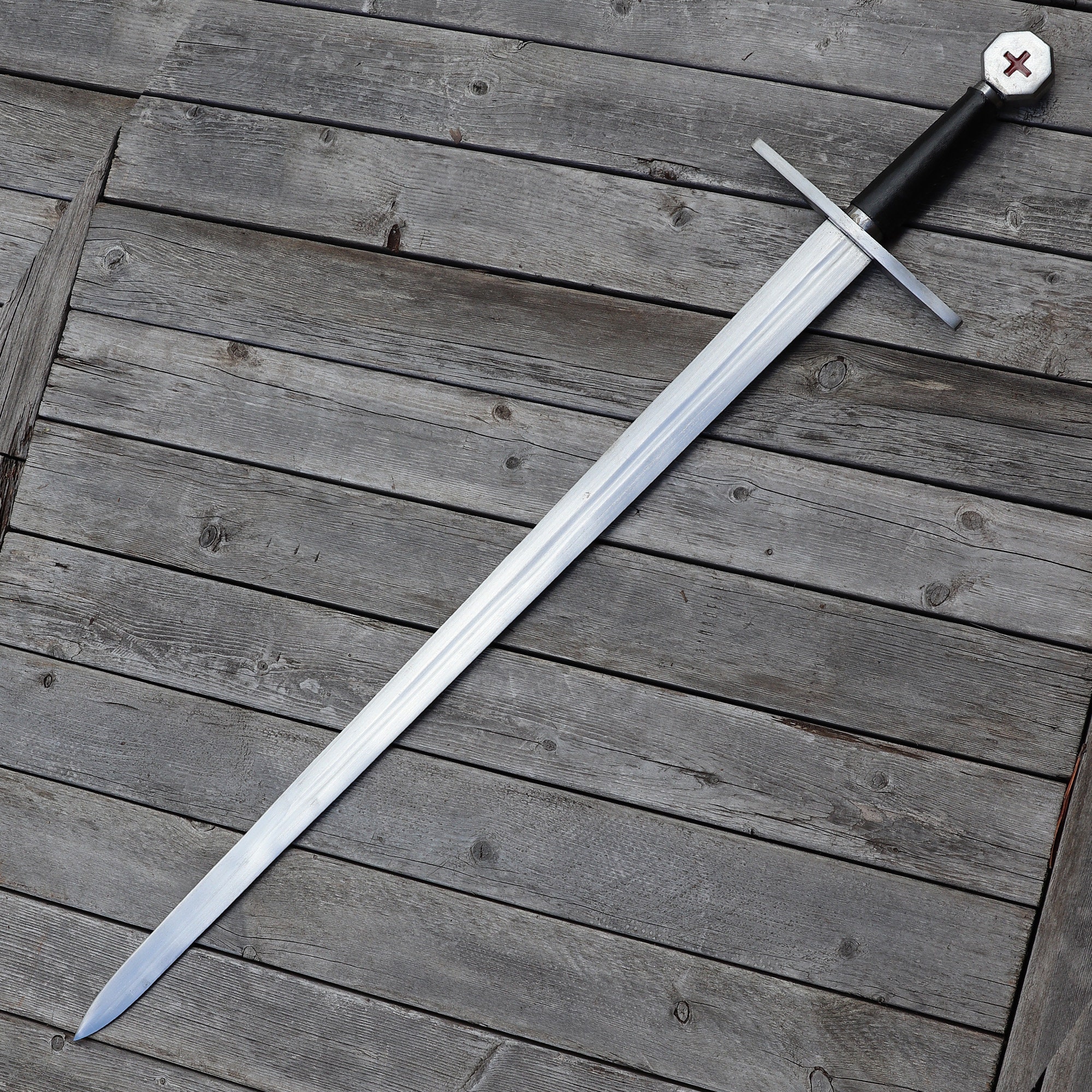Medieval Templar Knights Long Sword Hand Forged High Carbon - Etsy