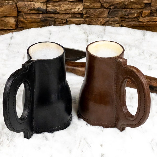 Leather Tankard - Etsy