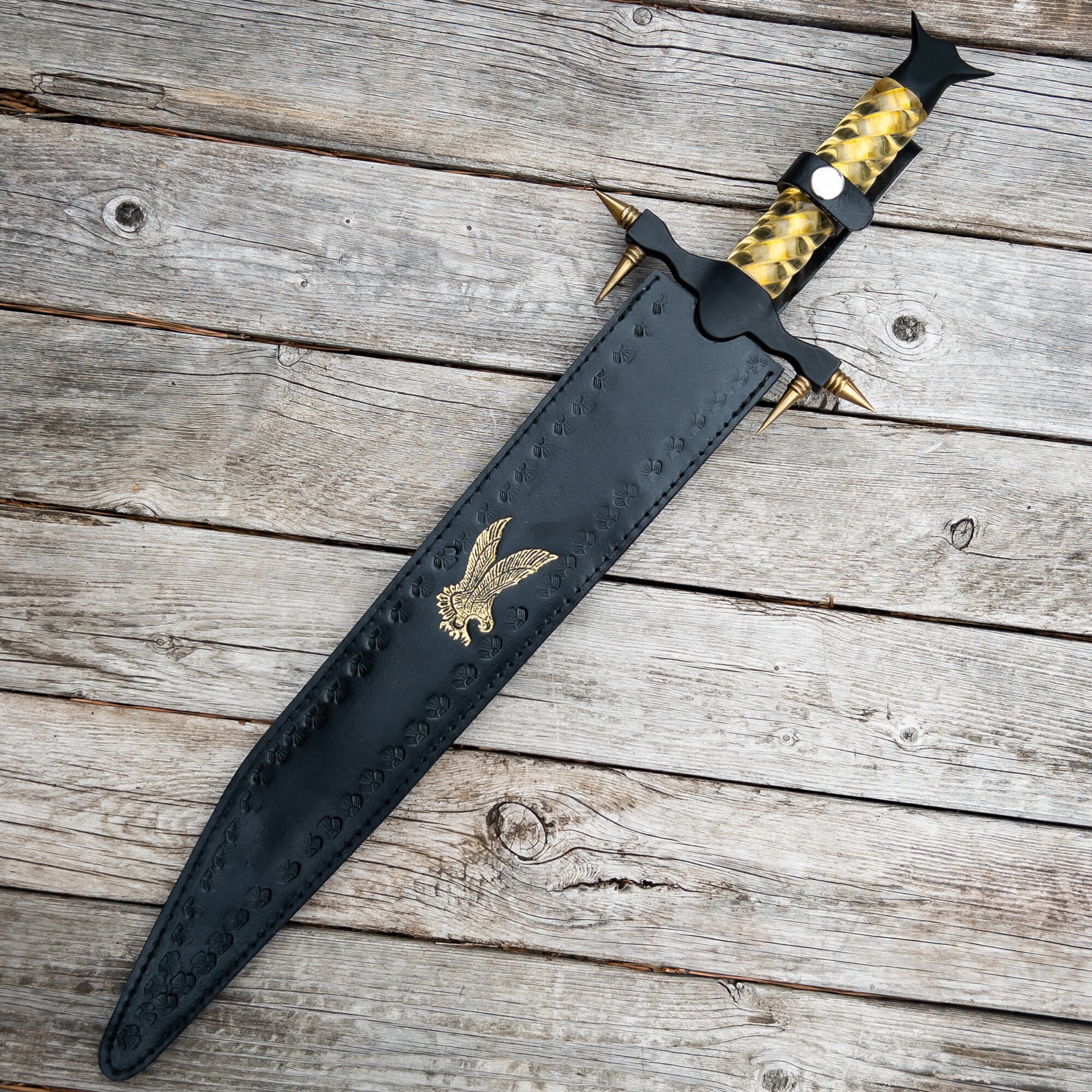 Hawk Claw Decorative Sword Hand Crafted Anodized Black - Etsy