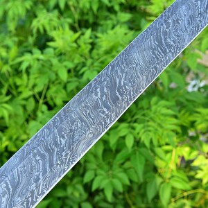 Medieval Roman Damascus Steel Gladiator Spatha Hand Forged Full Tang ...