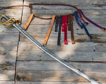 Leather Sword and Saber Belt Hanger - Etsy