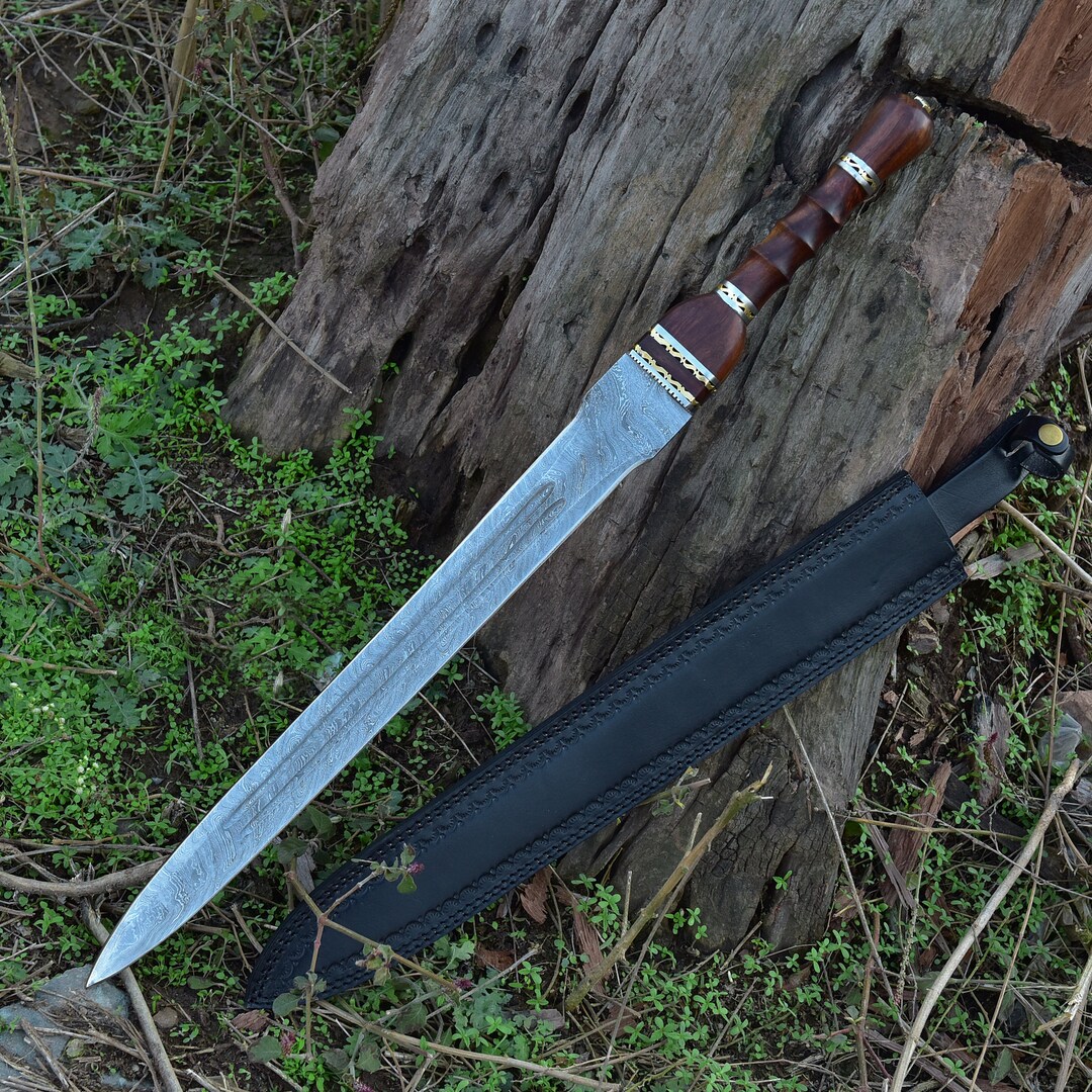 Ancient Roman Inspired Damascus Steel Gladius Pattern Welded - Etsy ...