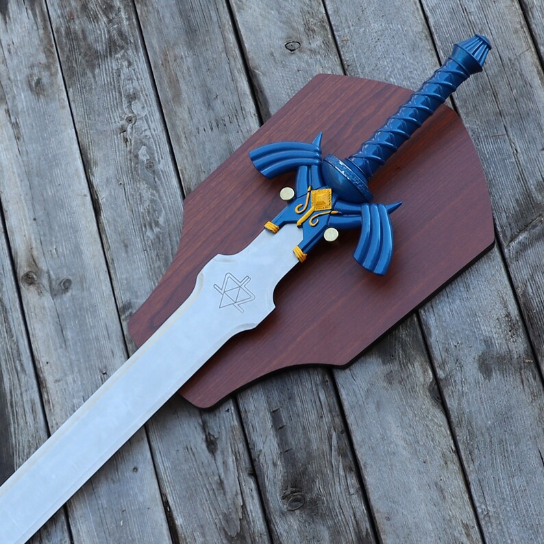 Wood Grain Medieval Sword Wall Display Mount Plaque | Etsy