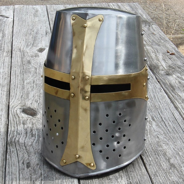 Metal Knights Helmet - Etsy