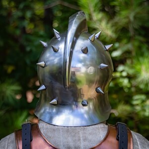 Ruthless Leader Roman Gladiator Helmet 20 Gauge Steel Medieval Replica ...