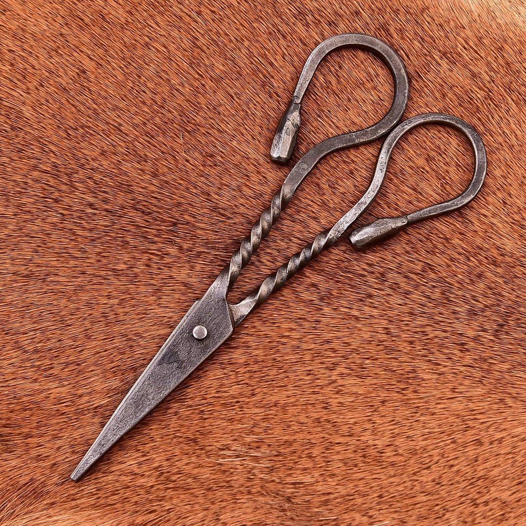 Charming Divide Hand Forged Functional Medieval Inspired Iron Scissors ...