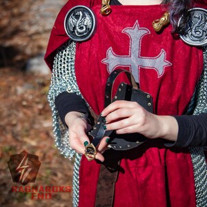 Never Kneel Medieval Knee Armor Handmade 16G Steel Versatile Universal ...