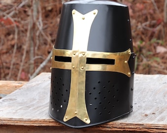 Steel Crusader Helmet - Etsy