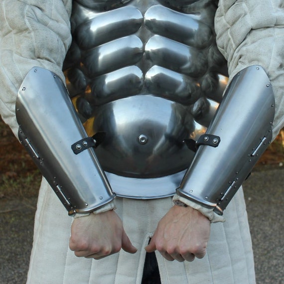 Cavalier Plate Armor Bracers - Etsy
