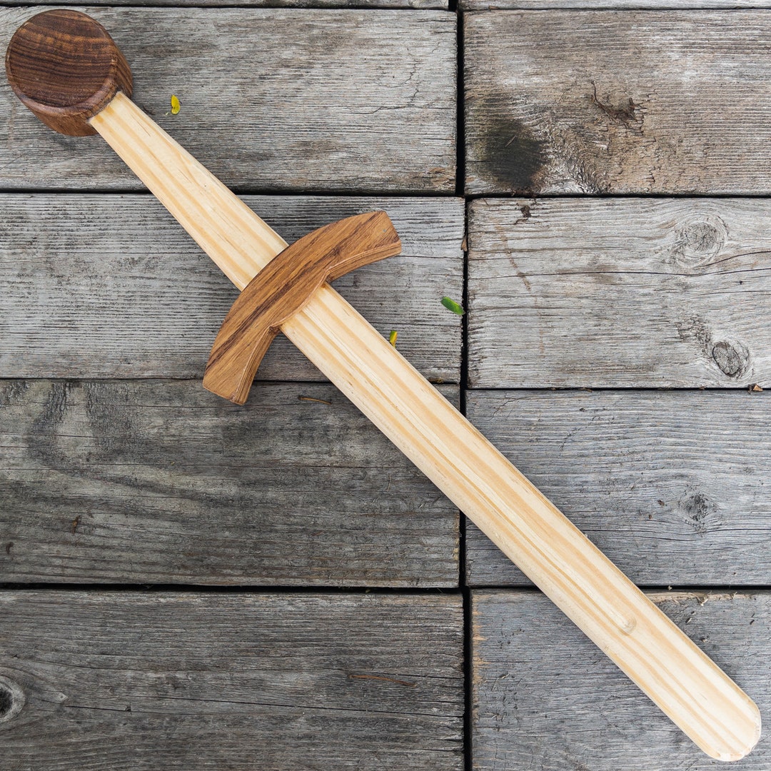 Daydream Wooden Practice Dagger Fully Functional Sheesham Wood Pretend ...