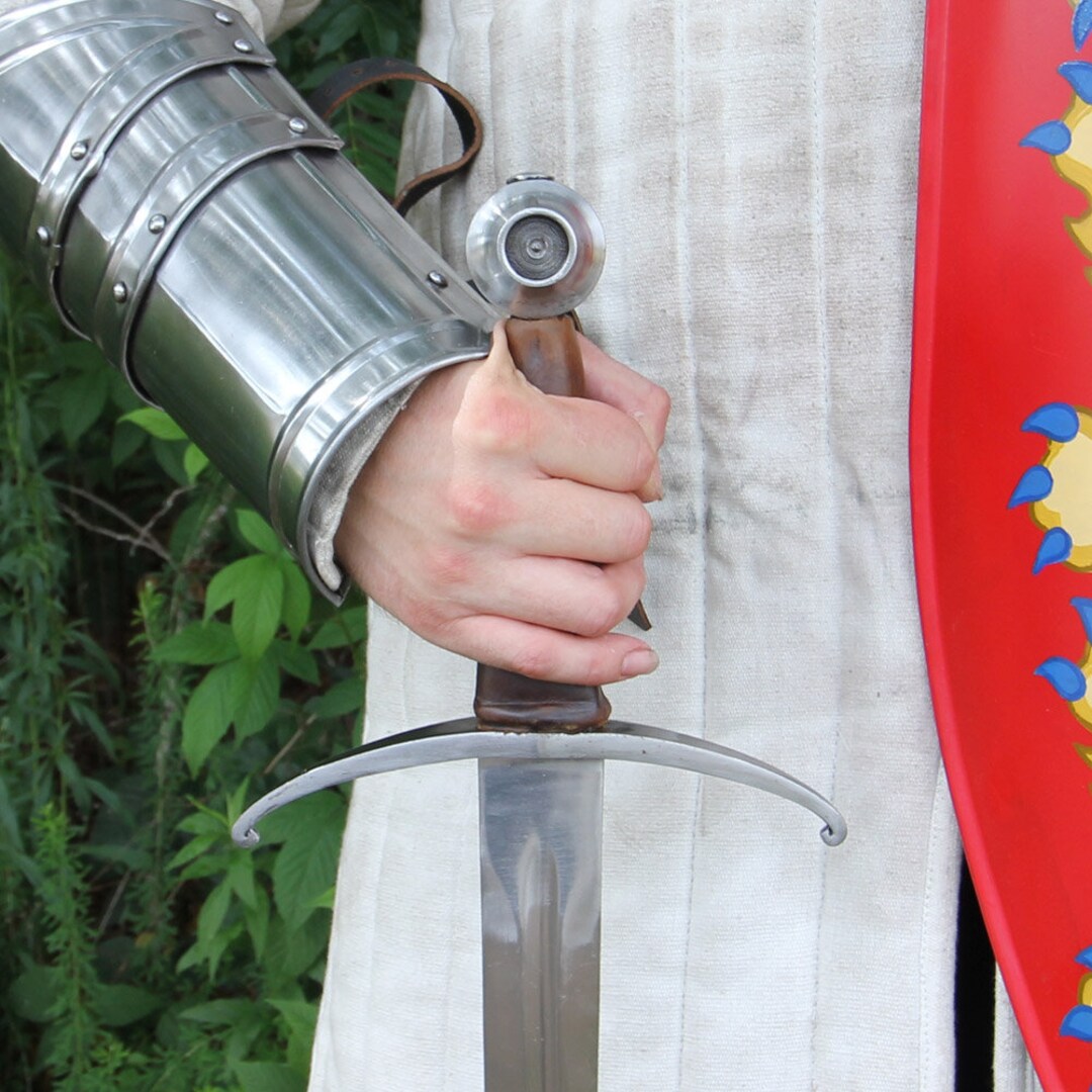 Knights Gothic Medieval Mounted Warriors Sword Hand Forged Full Tang ...