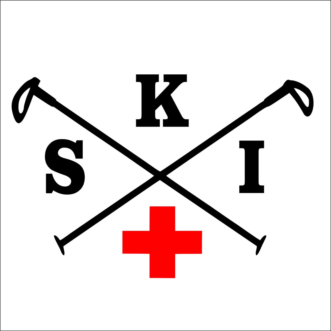 Ski Patrol. First Aid Cross. Wind Spinner Png Digital Download. SVG ...