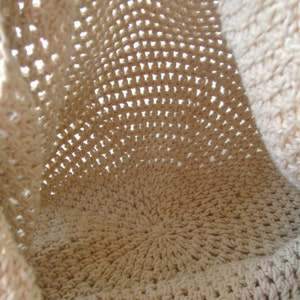 Hobo Bag - Crochet Hobo Bag - Light Tan Large Bag - Beige Beach Bag ...