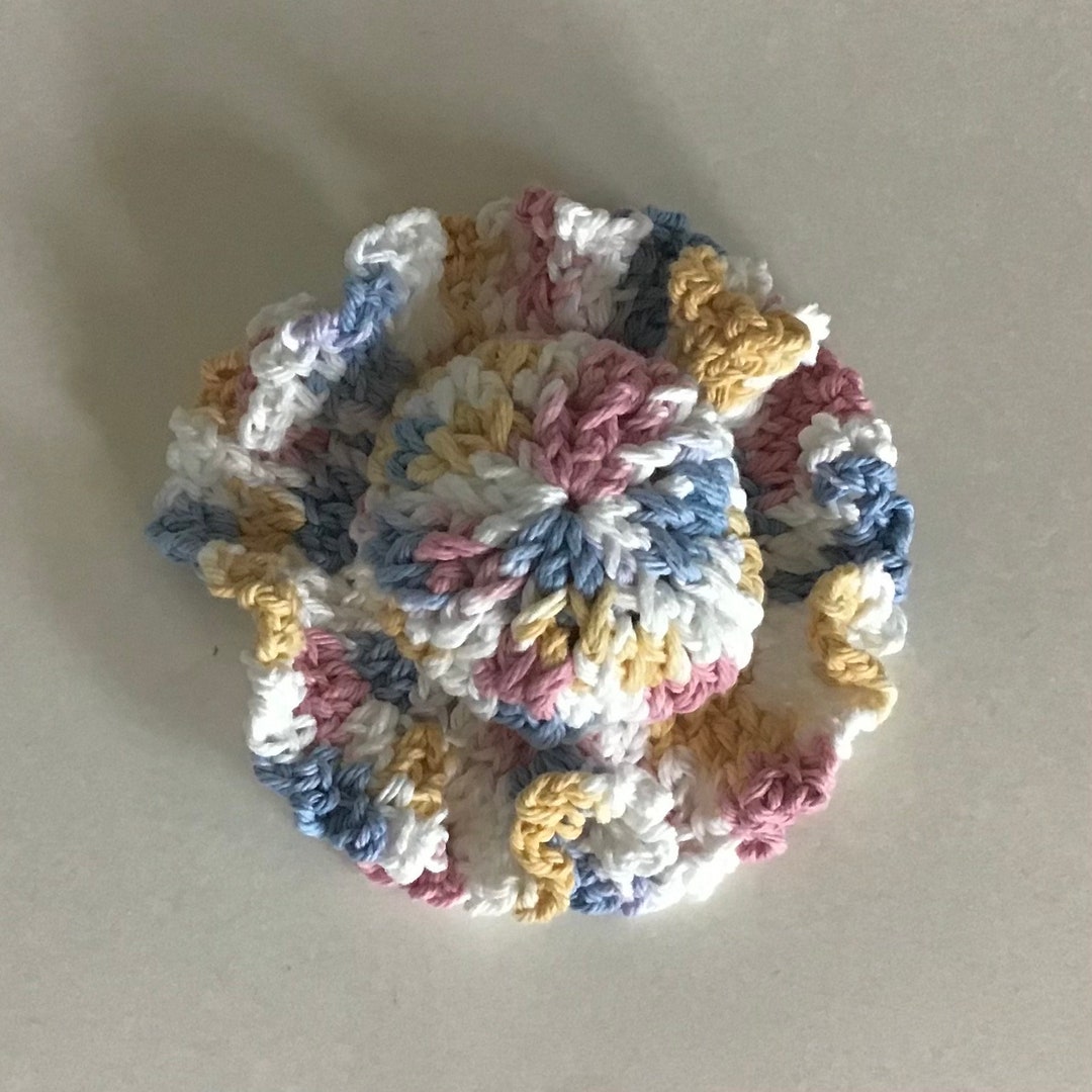 Crocheted Pot Lid Grabber Hat: Pastel Kitchen Accessory, Gift for Cook ...
