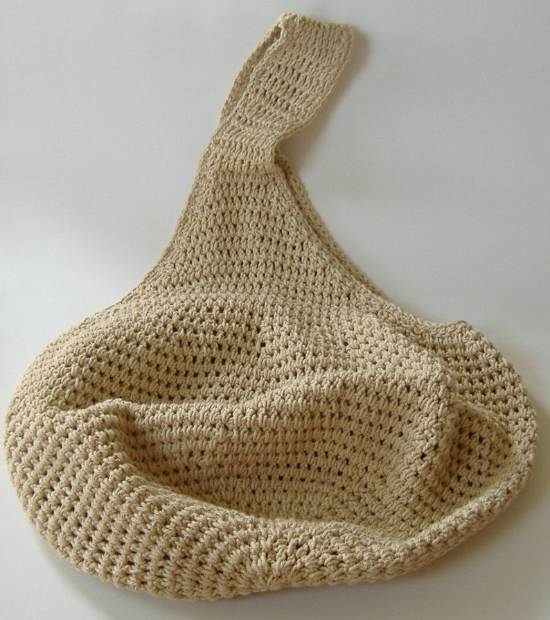 Hobo Bag - Crochet Hobo Bag - Light Tan Large Bag - Beige Beach Bag ...