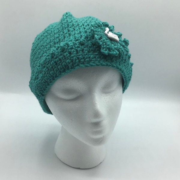 Crochet Button Hat - Etsy