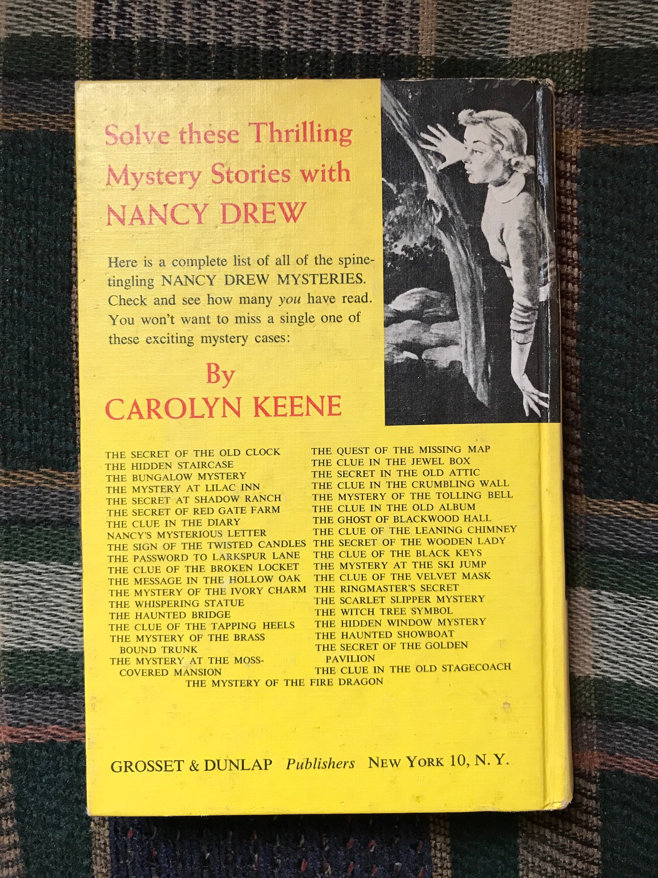 Nancy Drew #30 the Clue of the Velvet Mask - Etsy