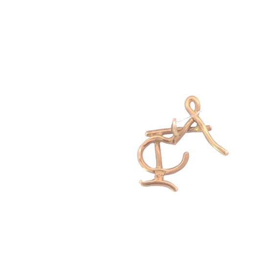 14K Alpha Phi Greek Letter Freeform Charm/Pendant Yel… - Gem