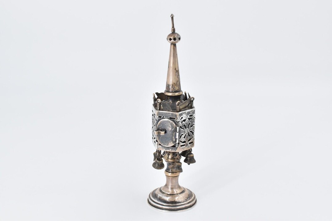 Sterling Silver Antique Judaica Spice Box Besamim - Etsy