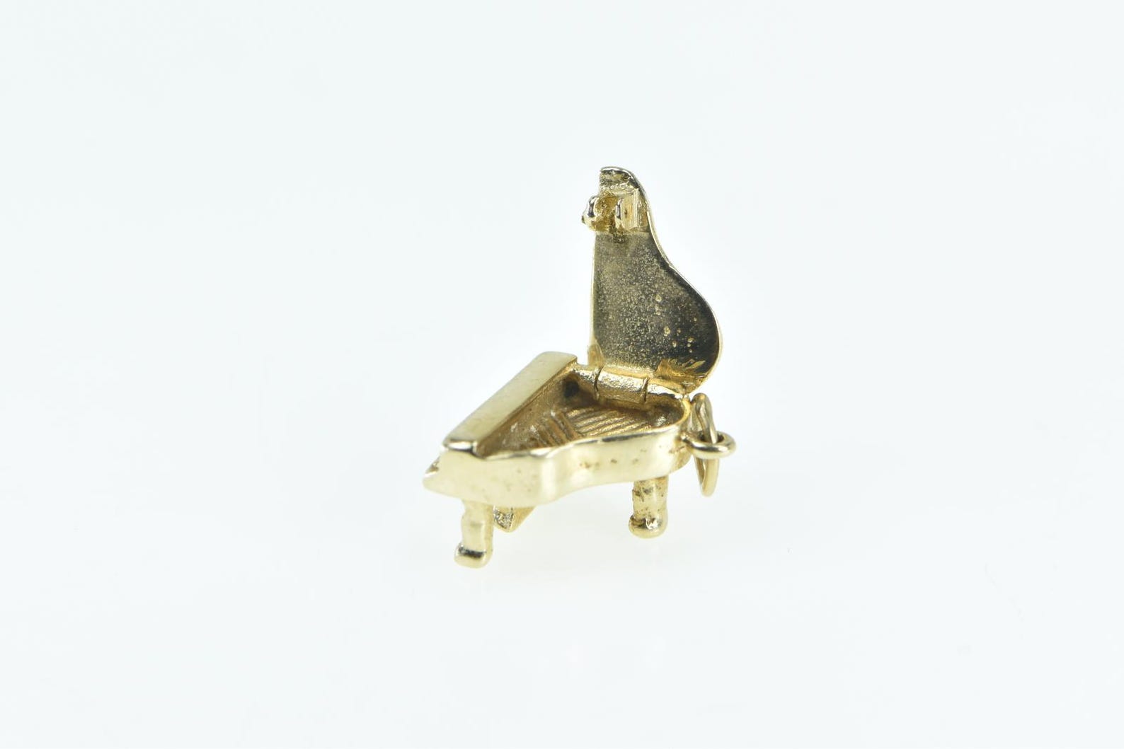14K 3D Articulated Grand Piano Music Instrument Charm/pendant Yellow ...