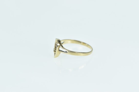 10K Diamond Heart Love Symbol Vintage Ring Size 4.5 Y… - Gem