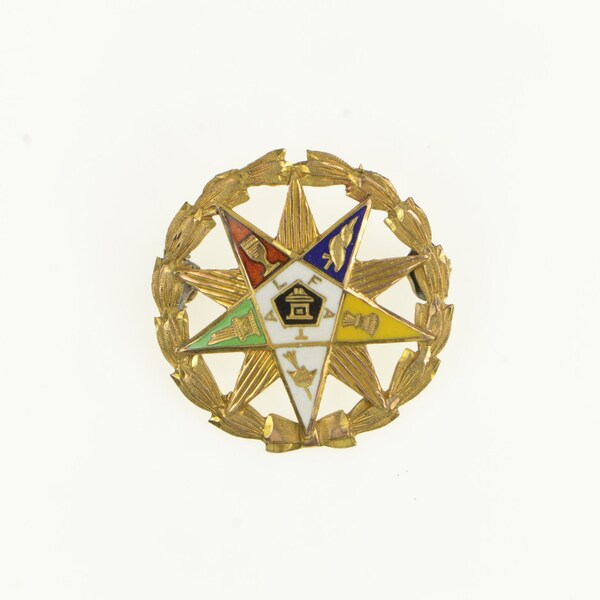 Eastern Star Brooch - Etsy
