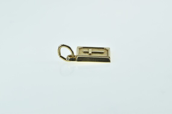 14K Bible Christian Faith Scripture Book Charm/Pendan… - Gem