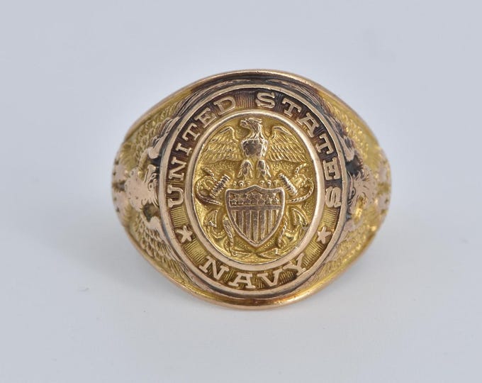 18K Two Tone Gold Navy SEAL Ring Made in the USA by US Veteran Owned ...