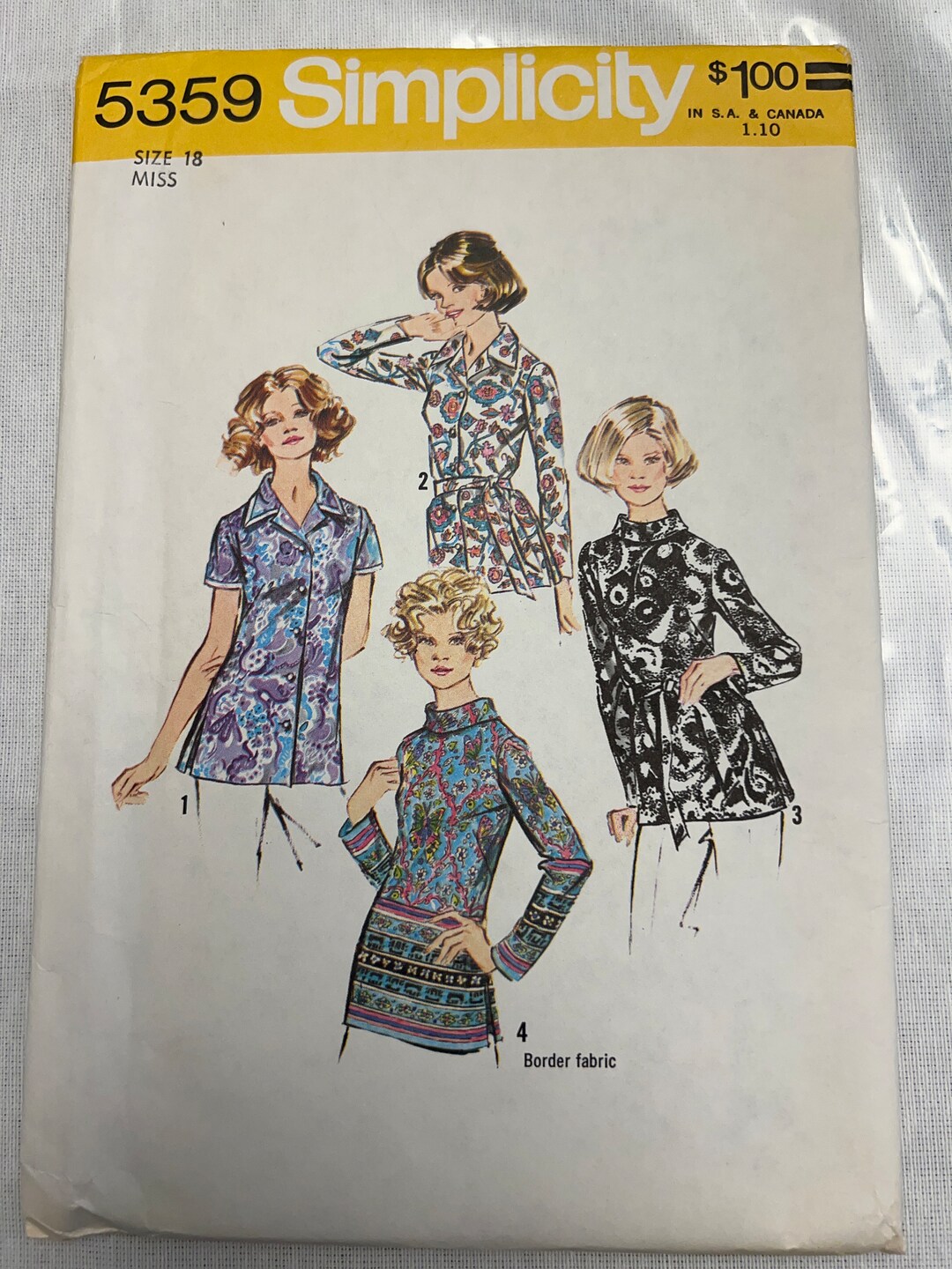 Simplicity Sewing Pattern # 5359 - Etsy