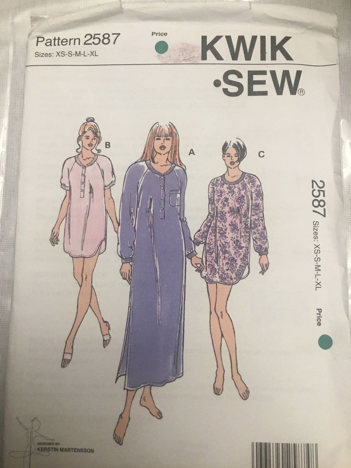 Rare, KWIK Sewing Pattern #2587 Sewing Pattern - Etsy