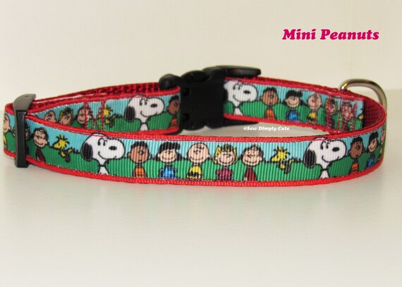Mini Peanuts Dog Collar Snoopy Charlie Brown - Etsy