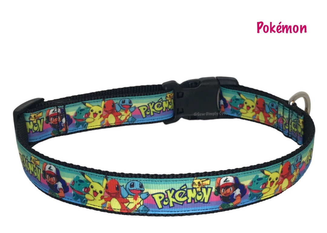 Pokémon Characters Adjustable Dog Collar - Etsy