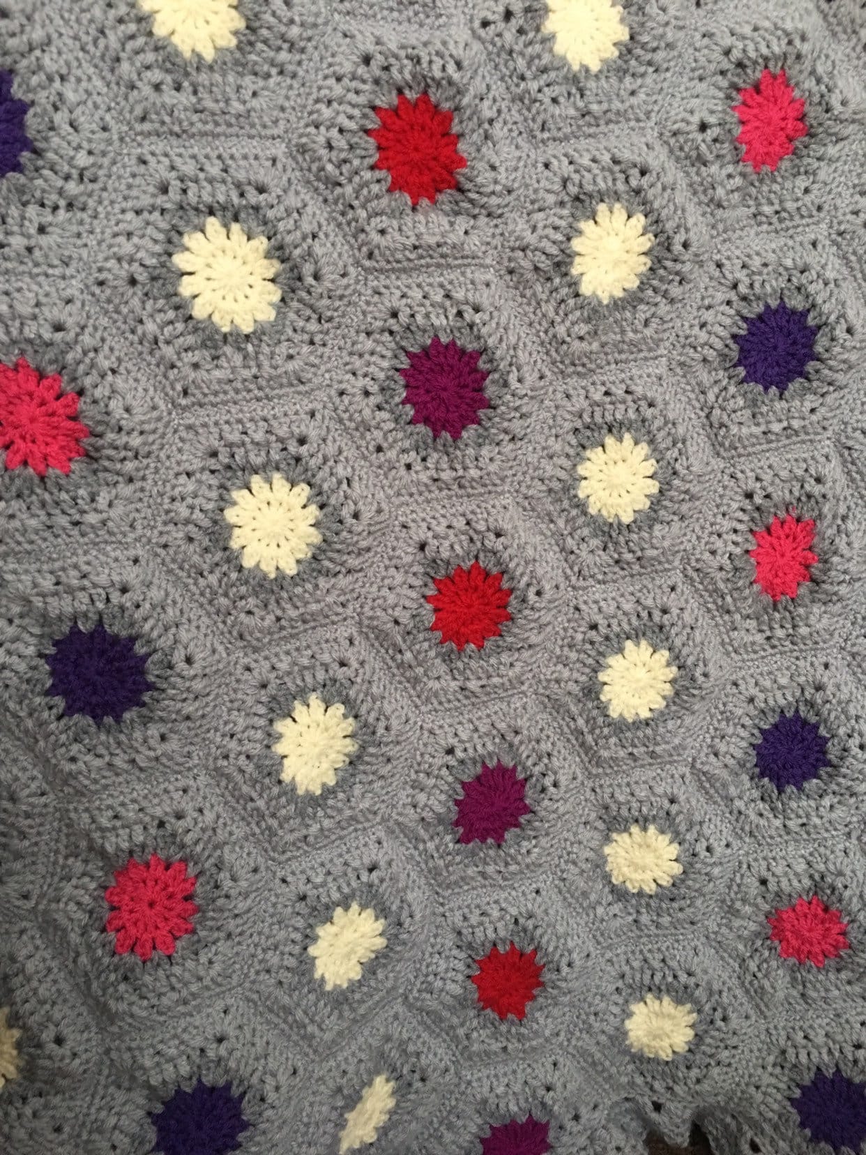 Crochet Blanket Grey Crochet Blanket Grey Throw Weighted - Etsy UK